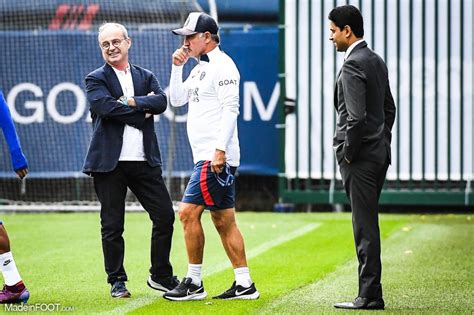 PSG Christophe Galtier a échangé avec Nasser Al Khelaïfi et Luis