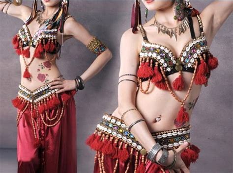 Tribal Bliss Pc Costume Set Belly Dance Digs