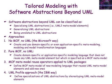 mof meta models and uml profiles ppt download