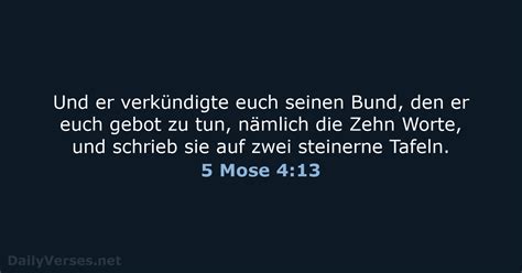 2 Juni 2022 Bibelvers Des Tages LU12 5 Mose 4 13 DailyVerses Net