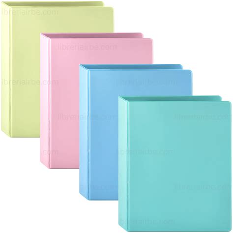 Carpeta Trapper De Anillas Tama O Carta Bellart Pastel Lomo De