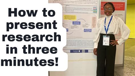 How To Present Research In Three Minutes 3MT How To Present Your