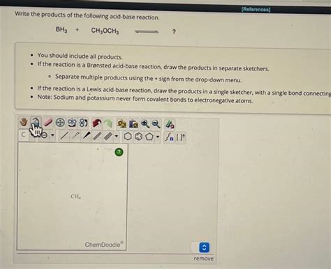 Write The Products Of The Following Acid Base Chegg
