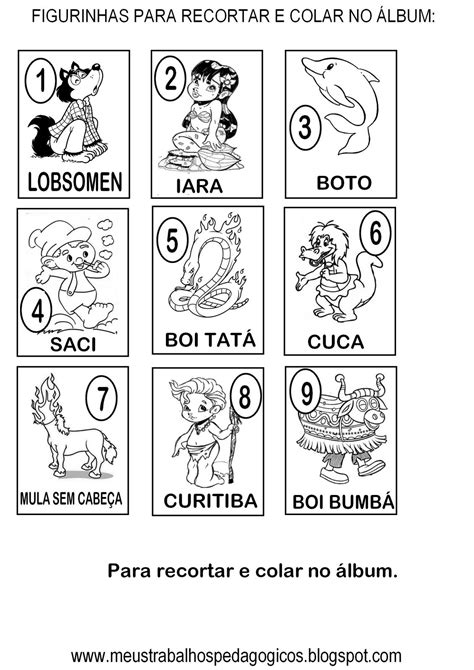 Mais Uma Atividade Para O Folclore Que Fiz Para Voc S Este Um Lbum