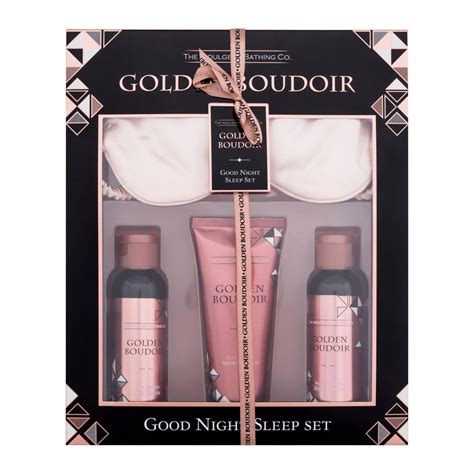 The Indulgent Bathing Co Golden Boudoir Good Night Sleep Set Darčeková