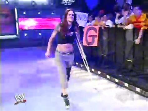 Trish Stratus Lita Kane And Viscera Segment Video Dailymotion