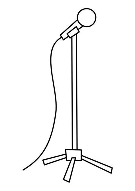 27 Desenhos De Microfone Para Imprimir E Colorirpintar Images And