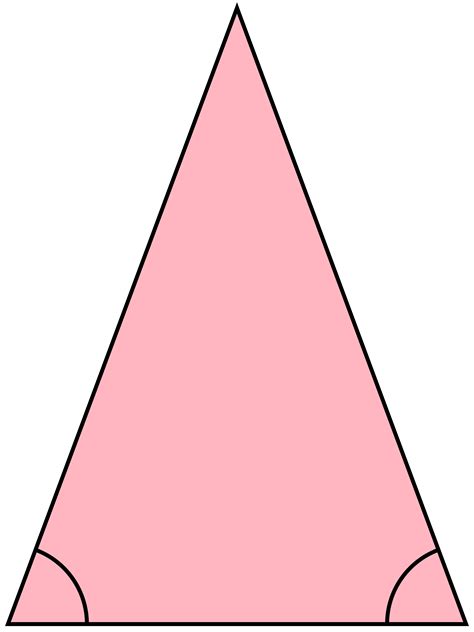 Triangular Clipart Isosceles Triangle D Shapes Isosceles Triangle