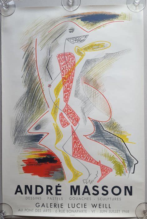 André Masson Lithographie MOURLOT Galerie Lucie Weill Catawiki
