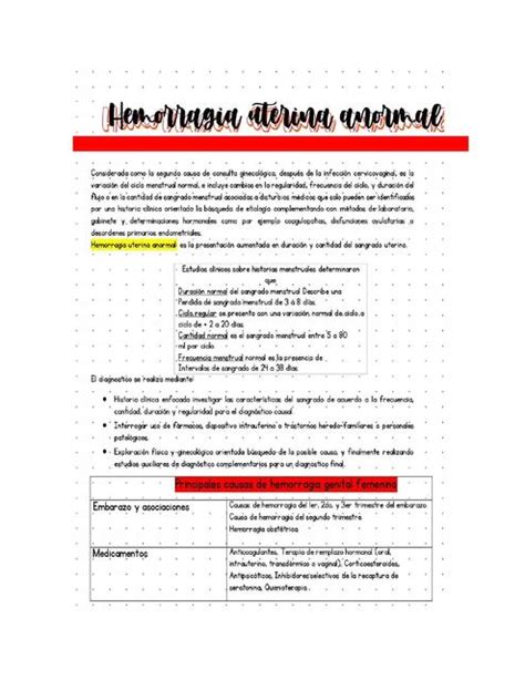 Hemorragia Uterina Anormal Josie Aguirre UDocz