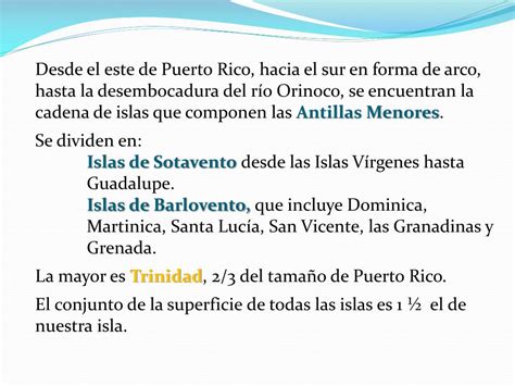 PPT Geografía de las Antillas PowerPoint Presentation free download