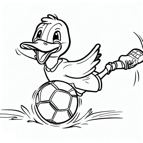Desenhos De Pato Jogando Futebol Para Colorir E Imprimir Porn Sex Picture