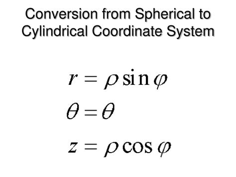 PPT Spherical Coordinate System PowerPoint Presentation Free