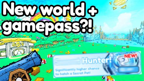 NEW DOODLE WORLD Is LEAKED With NEW SECRET GAMEPASS And MORE Pet Sim