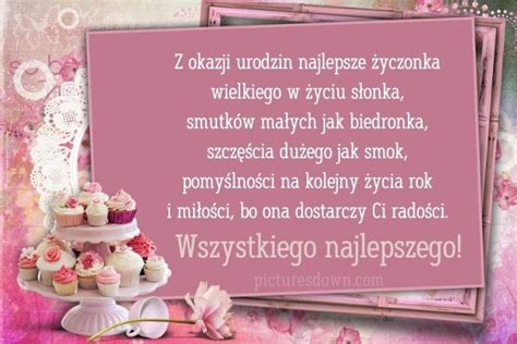 Kartki życzenia urodzinowe karta do pobrania za darmo