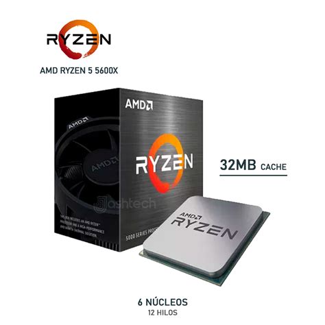 AMD Ryzen 5600X 6 Core GHz Socket AM4 65W Desktop Processor 5000 Series