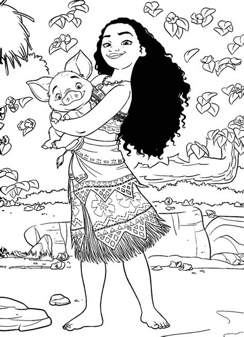 Imagens de Moana para imprimir e colorir Dicas Práticas