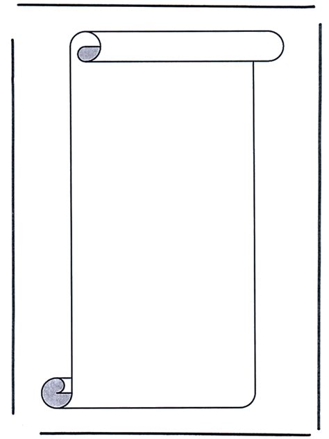 Dibujo De Un Pergamino Para Imprimir Imagui