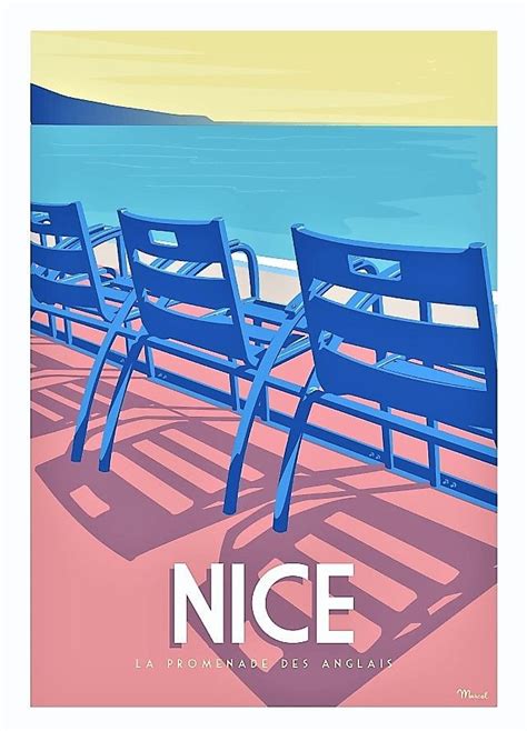 Affiche Nice La Baie Des Anges Artofit