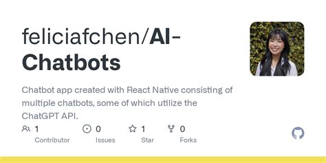 GitHub Feliciafchen AI Chatbots Chatbot App Created With React