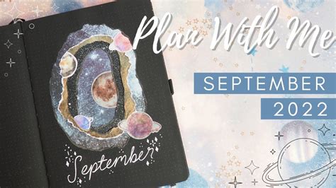 Plan With Me September 2022 Bullet Journal Set Up YouTube