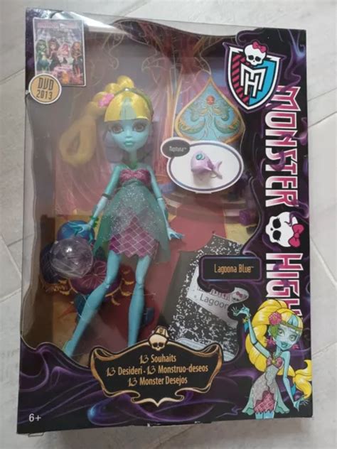 POUPÉE MONSTER HIGH Lagoona Blue 13 Wishes Souhaits 2012 NEUVE EUR 119