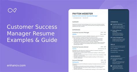 3 Customer Success Manager Resume Examples Guide For 2024