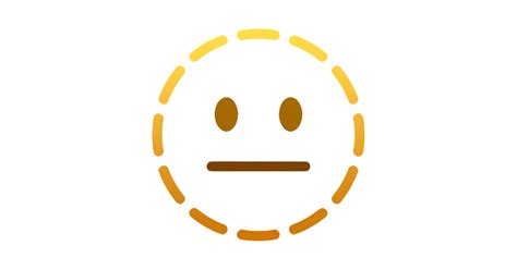 Dotted Line Face Emoji Meaning Copy Paste