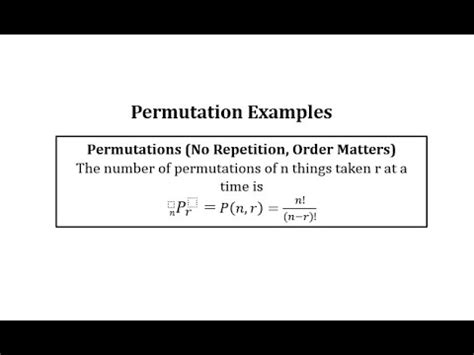 Permutation Examples Math Help From Arithmetic Through Calculus And