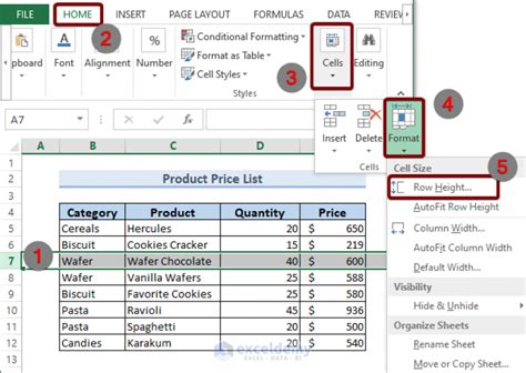 Row Height Units In Excel How To Change ExcelDemy