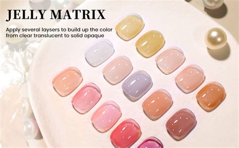 Amazon MAYCHAO Gel Nail Polish 1Pc Jelly Pink Nail Polish 15ML