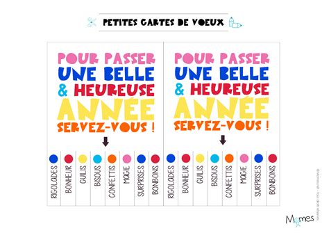 Carte De Voeux Servez Vous Imprimer Momes Net