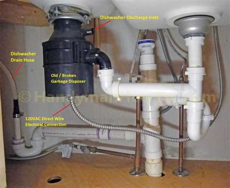 How To Install And Fix Dishwasher Garbage Disposal Plumbing A Complete