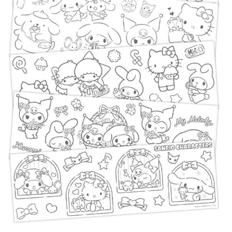 My Melody And Kuromi Coloring Pages
