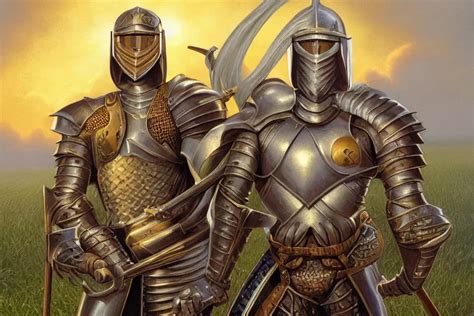 My Knight In Shining Armor Come To Save The Day By Stable Diffusion