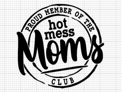 Mom Hot Mess Svg Mom Life Svg Funny Car Decal Svg Mother S Day Svg
