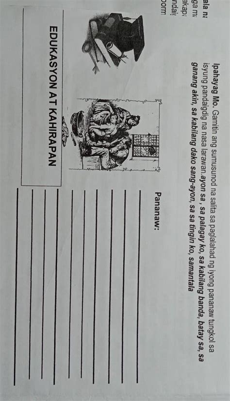 Gamitin Ang Mga Sumusunod Na Salita Sa Paglalahad Ng Iyong Pananaw
