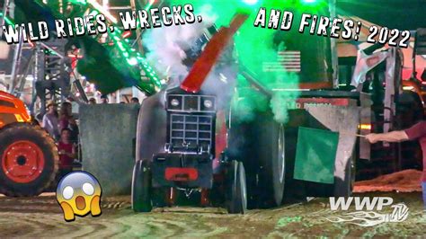 Tractor Pull Fails Wild Rides Wrecks And Fires Season Youtube