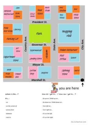 12 Giving Directions Discussion Starters Speaking Cards S