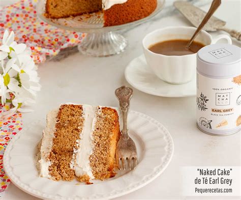 Naked Cake con Té Earl Grey receta original y fácil PequeRecetas