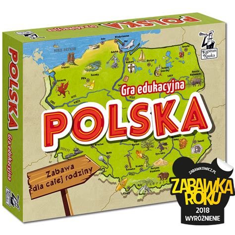 Gra Edukacyjna Polska RynekZabawek Pl