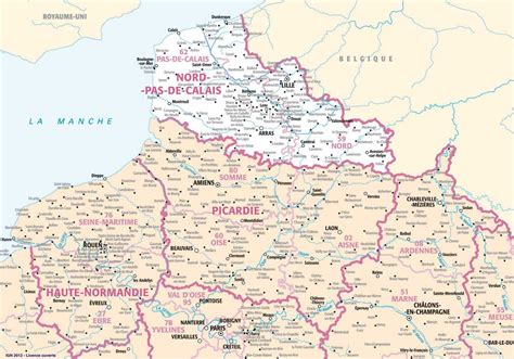 La Carte Du Nord Voyage Carte Plan