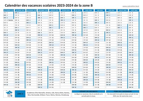 Calendrier Scolaire Rouen Hetty Laraine