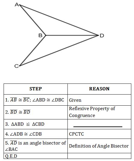 Completing Proofs Involving Congruent Triangles And Segment Or Angle
