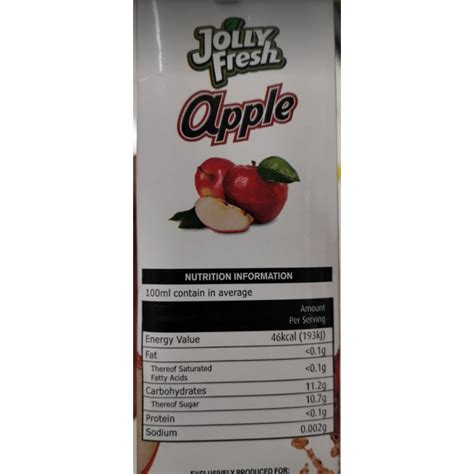 Fresh Apple Juice Nutrition Facts Besto Blog