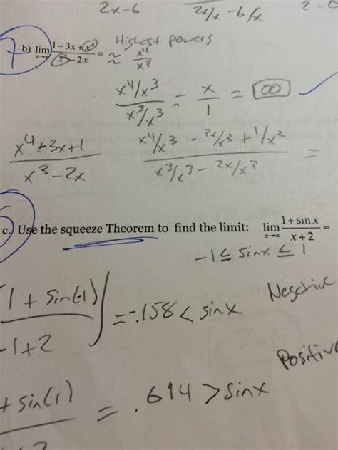 solved use the squeeze theorem to find the limit lim x