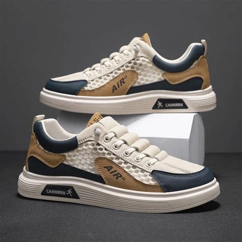 2024 Yaz Erkek Sneakers Y Ksek Kalite Nefes Alan G Nl K Ayakkab Lar A K