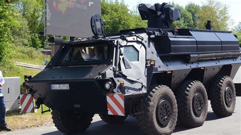 Rheinmetall Mostra Un Nuovo Modello Di Serbatoio Su Ruote A Kassel Il