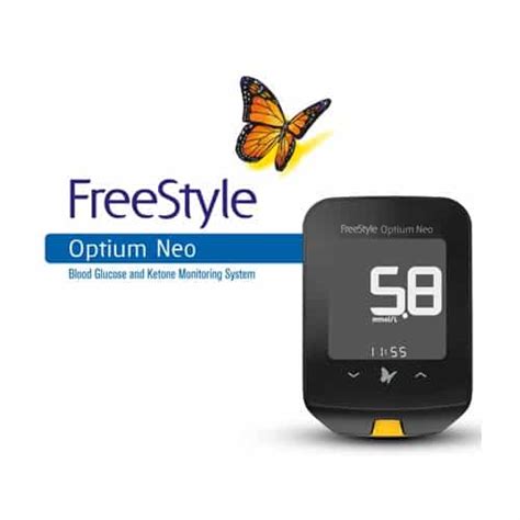 FreeStyle Optium Neo Blood Glucose Ketone Monitoring System Kit