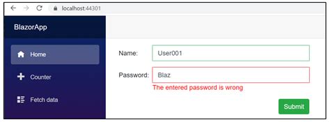 how do i create and use a custom validation component blazor faq syncfusion